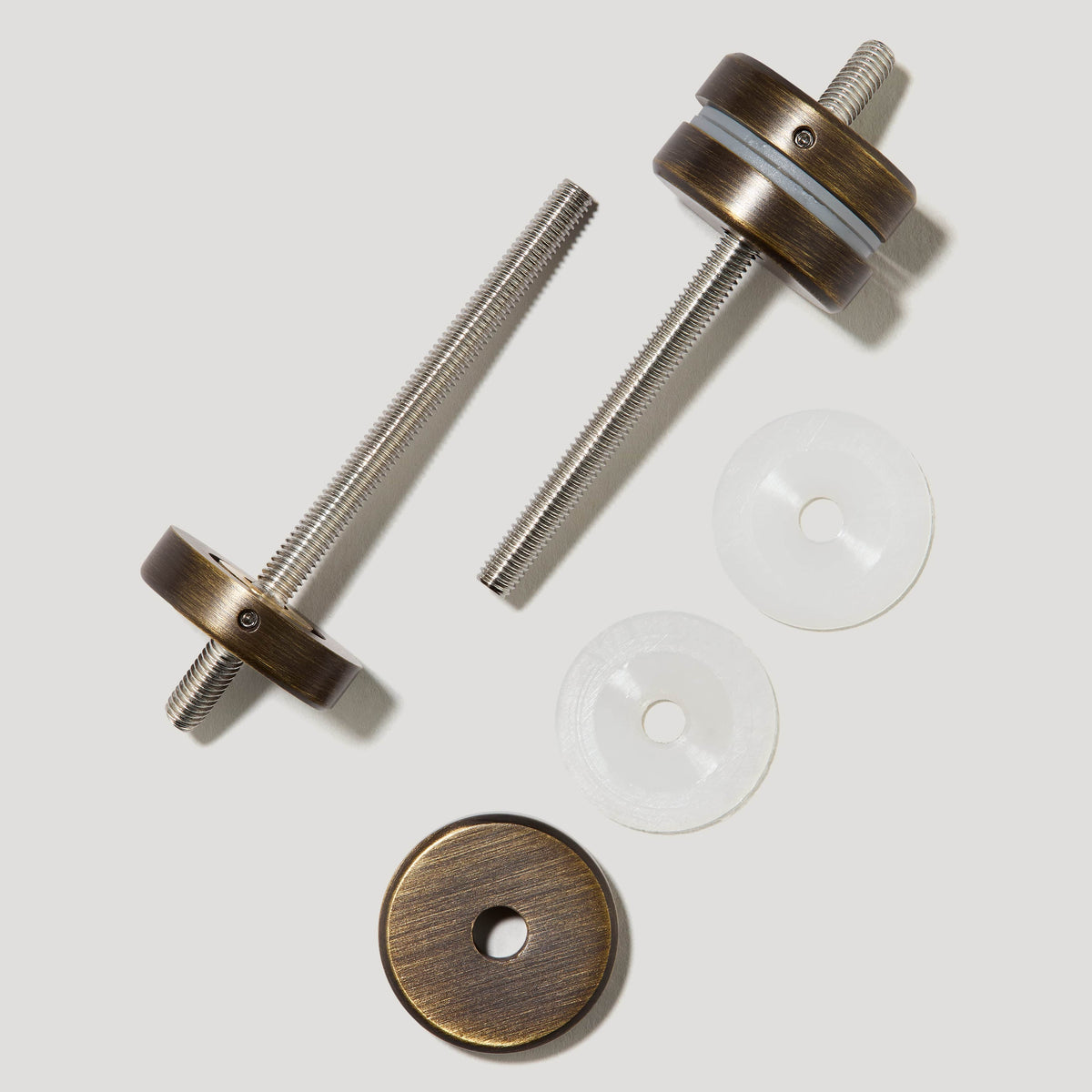 Brass Back to Back Fitting Kit | Antique Brass – Plank Hardware